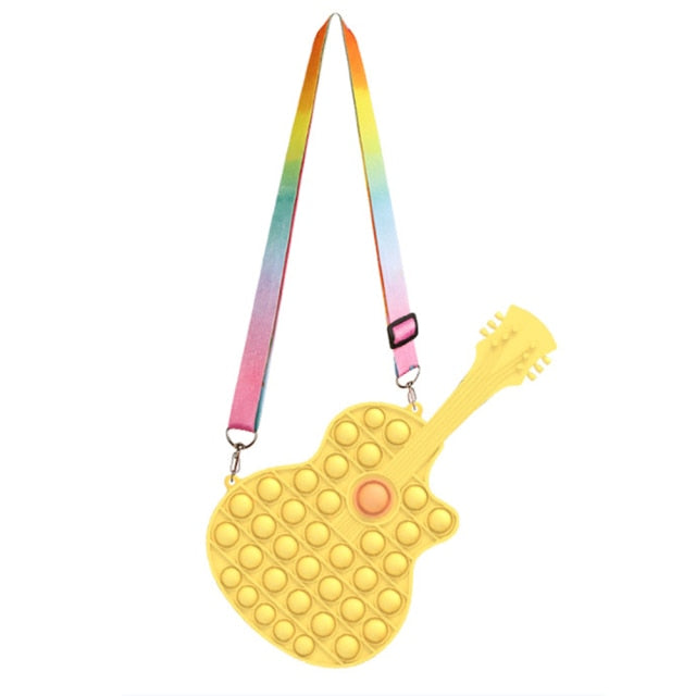 Folk Guitar Push Bubble Fidget Toy – Brooks Depot